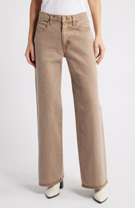 Beige Wide Leg Jeans | Nordstrom
