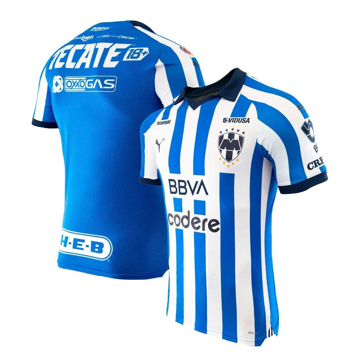 PUMA Men's Puma Royal CF Monterrey 2023/24 Home Authentic Jersey ...