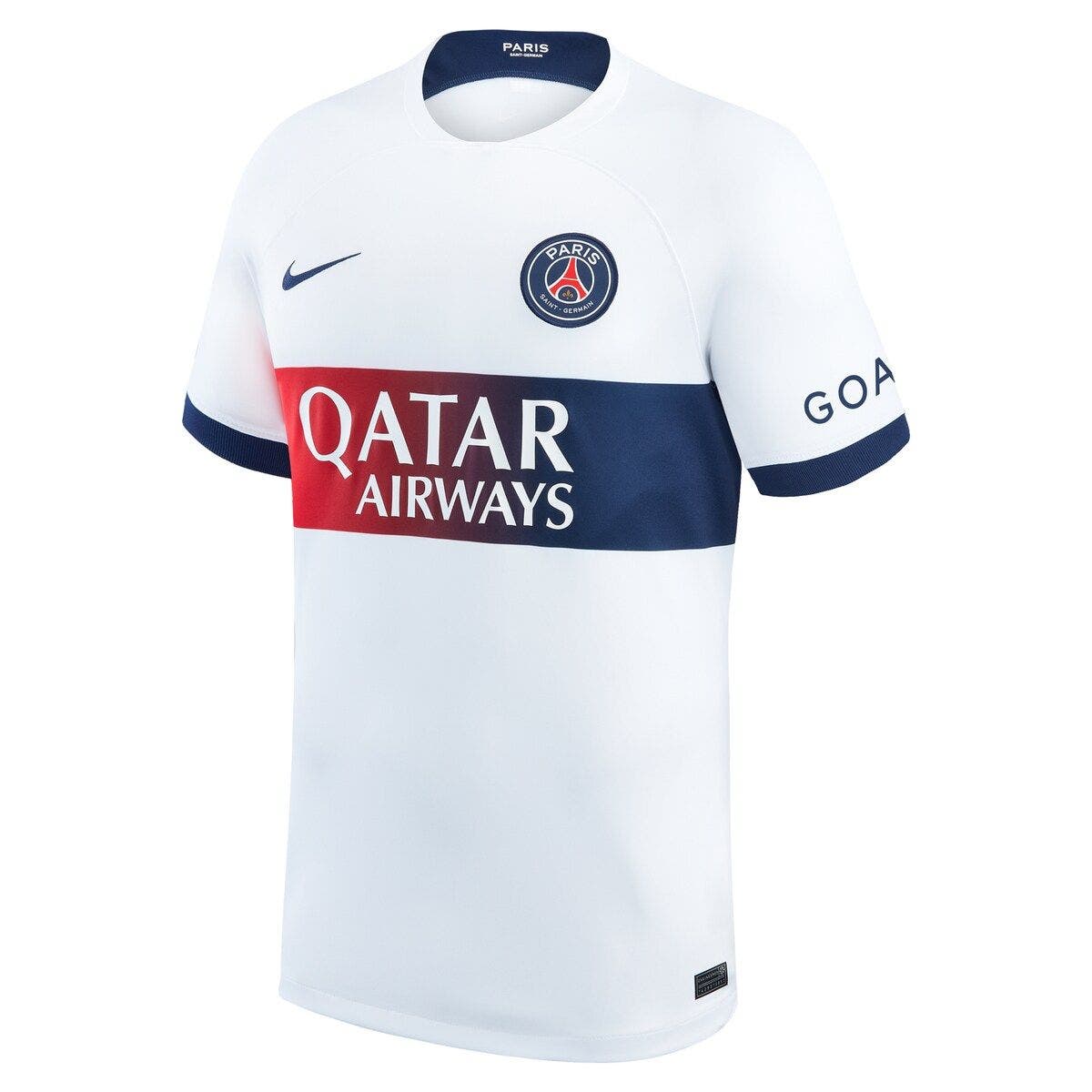 Nike Men's Nike Presnel Kimpembe White Paris Saint-Germain 2023/24 Away ...
