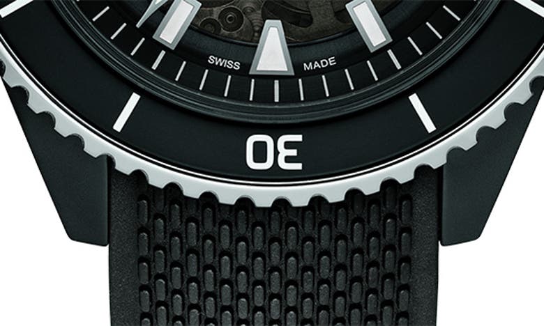 Rado Captain Cook Open Heart High Tech Ceramic Automatic Rubber Strap ...