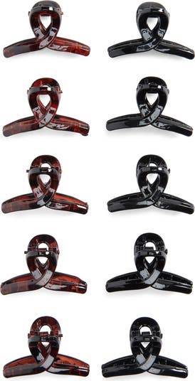 Noir Assorted 10-Pack Jaw Hair Clips | Nordstromrack