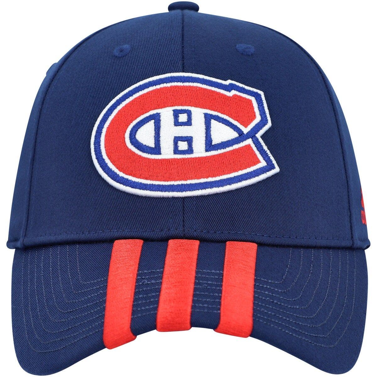 adidas Men's adidas Navy Montreal Canadiens Locker Room Three Stripe ...