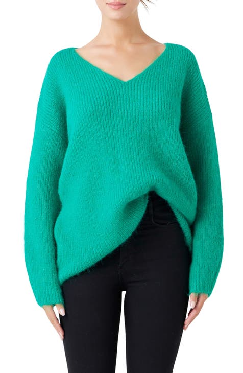 Women's Green Pullover Sweaters | Nordstrom