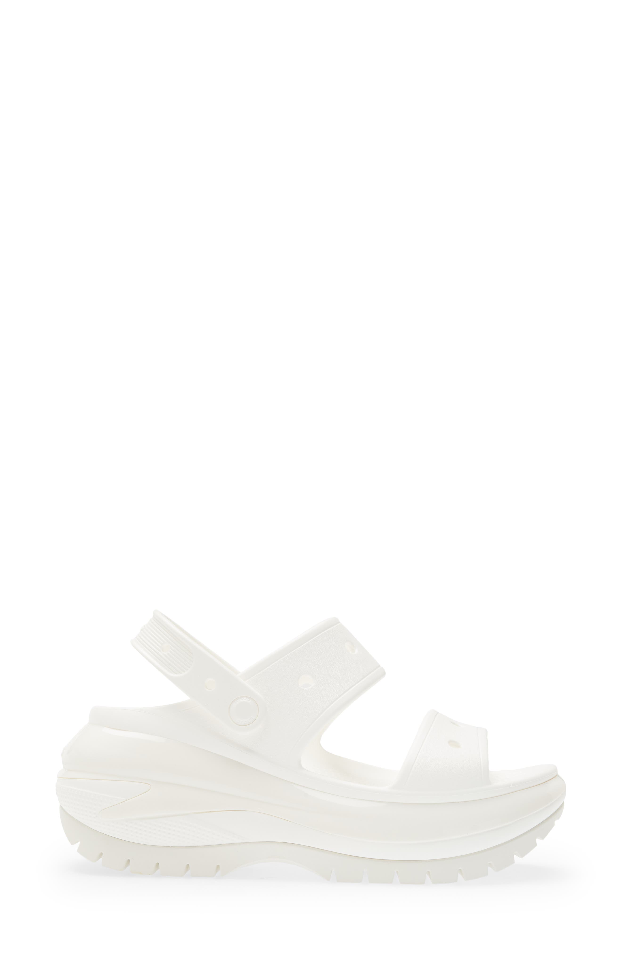 CROCS Classic Mega Crush Water Resistant Platform Sandal (Women ...