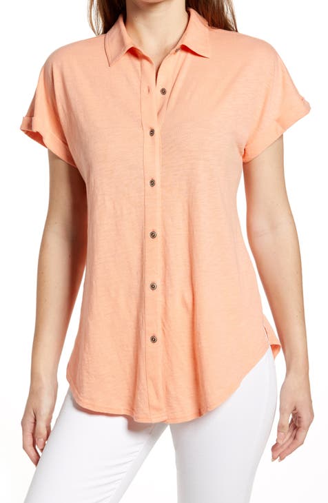 Women's Coral Tops | Nordstrom