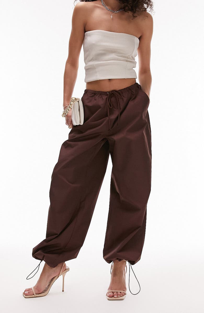 Topshop Oversize Parachute Trousers | Nordstrom