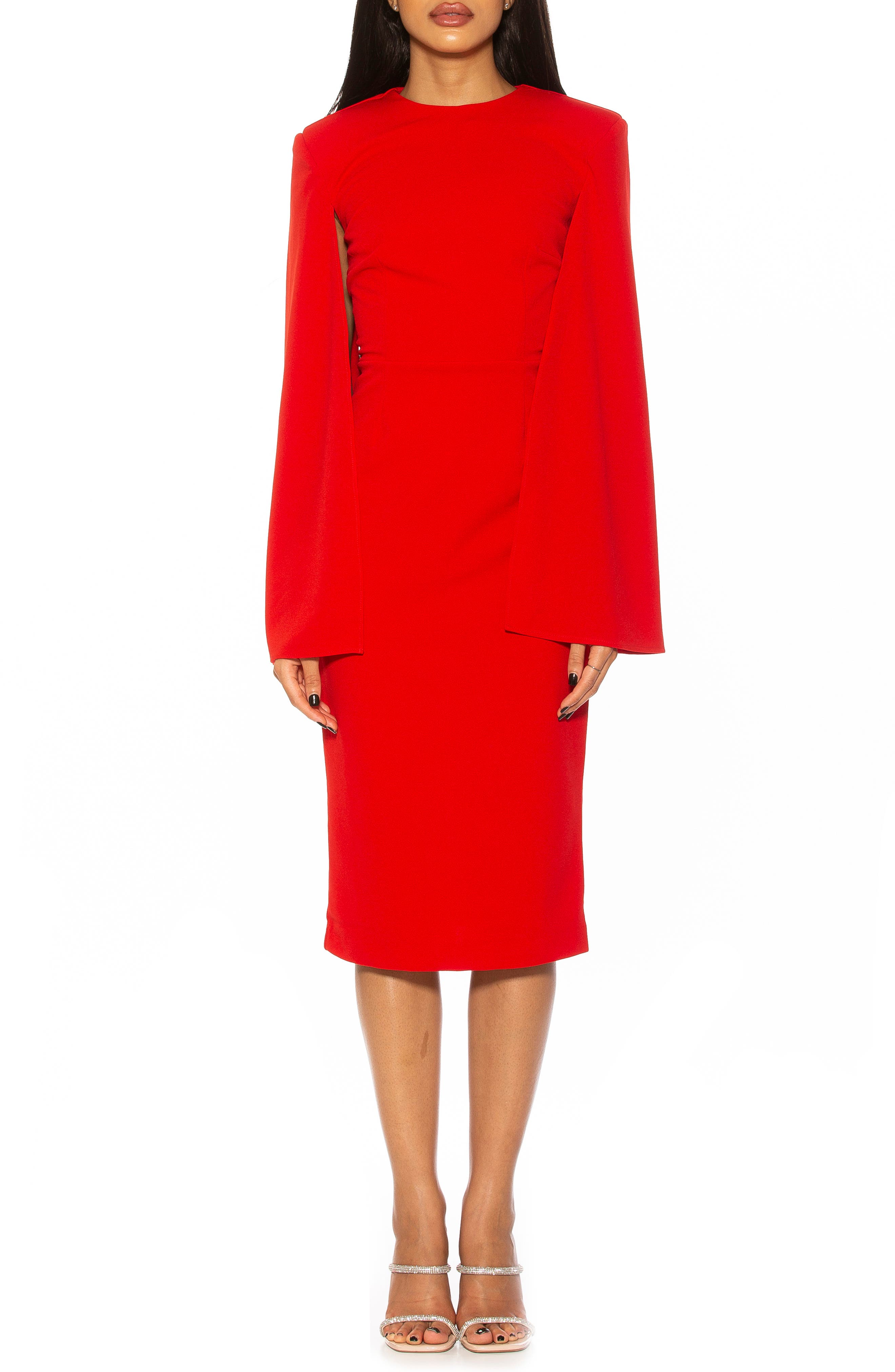 Alexia Admor Olya Crewneck Midi Dress | Nordstromrack