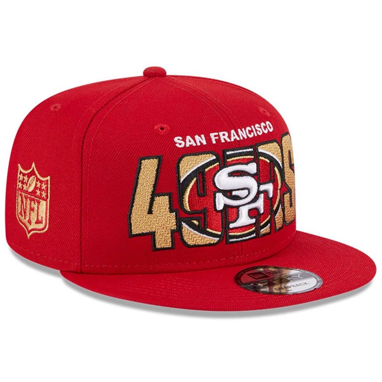 New Era Scarlet San Francisco 49ers 2023 Nfl Draft 9fifty Snapback ...