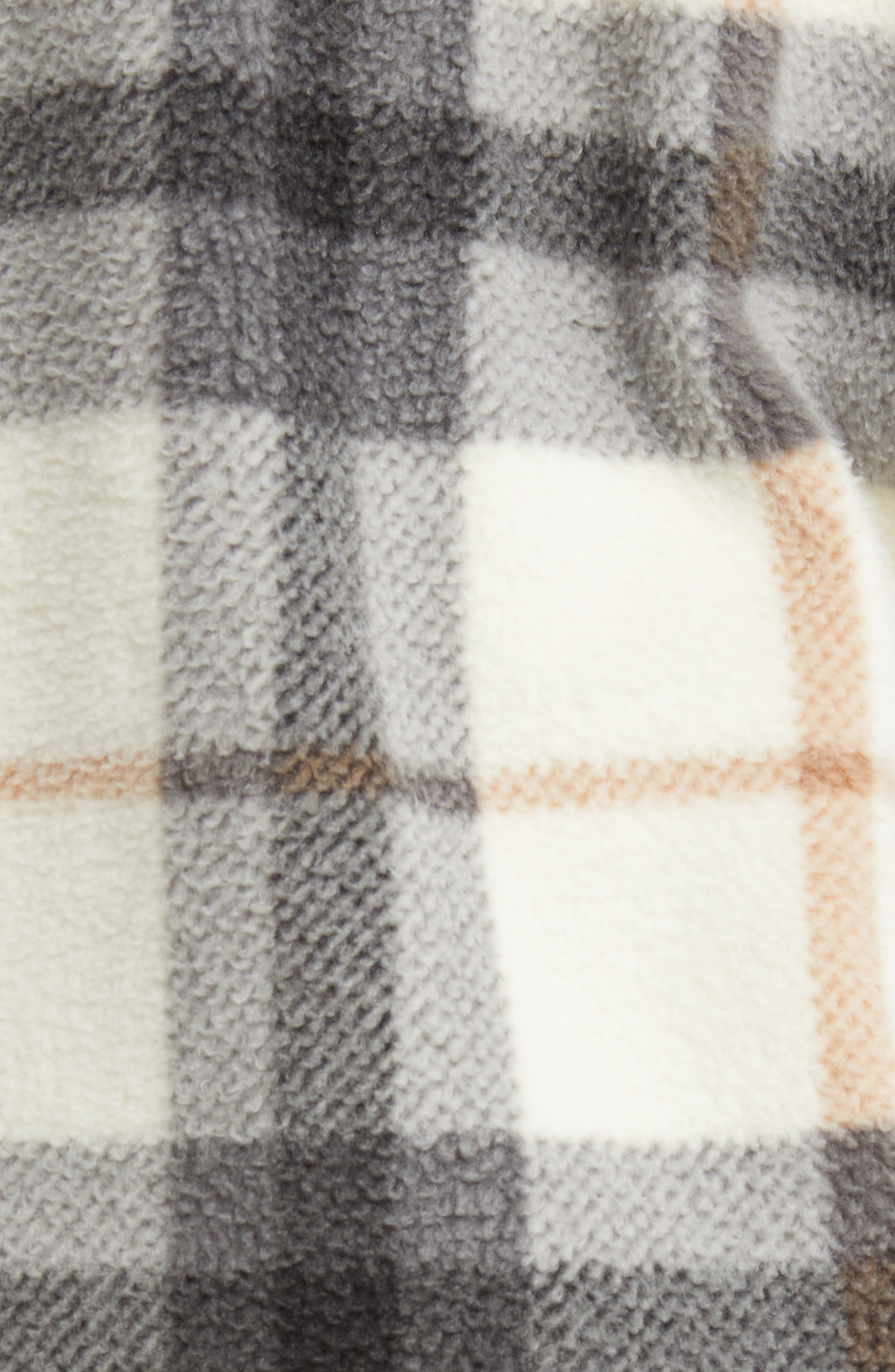 Thread & Supply Plaid Polar Fleece Shacket | Nordstrom
