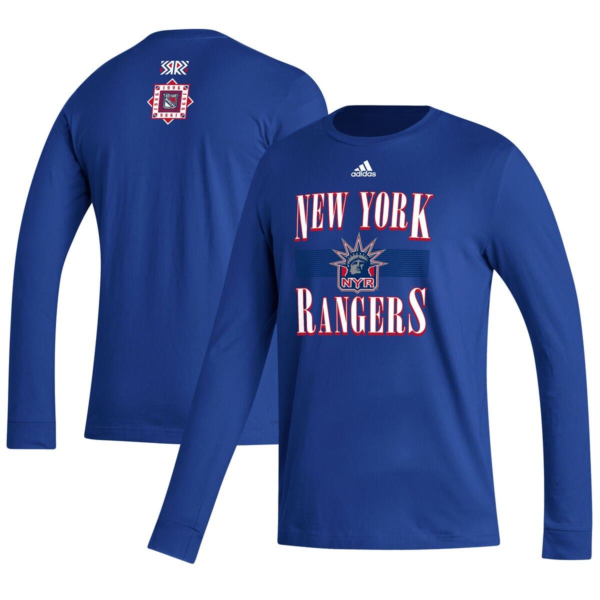 adidas Men's adidas Royal New York Rangers Reverse Retro 2.0 Fresh ...