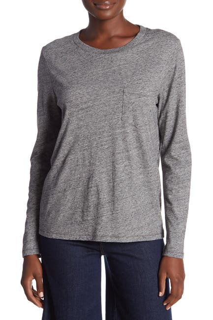 Madewell Crew Neck Long Sleeve T Shirt Nordstrom Rack