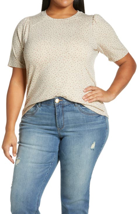 Beige Plus-Size Tops for Women | Nordstrom
