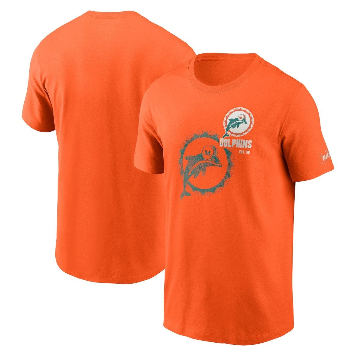 Nike Men's Nike Orange Miami Dolphins Logo Essential T-Shirt | Nordstrom