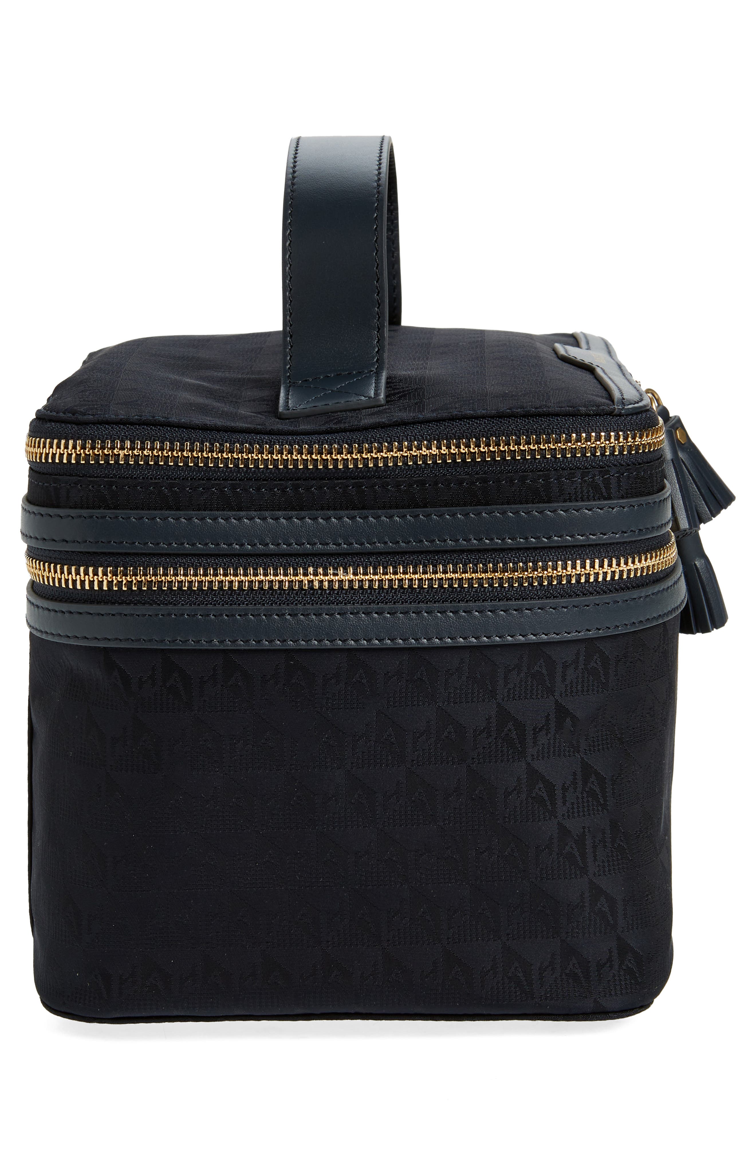 Anya Hindmarch Logo Jacquard Recycled Nylon Vanity Kit | Nordstrom