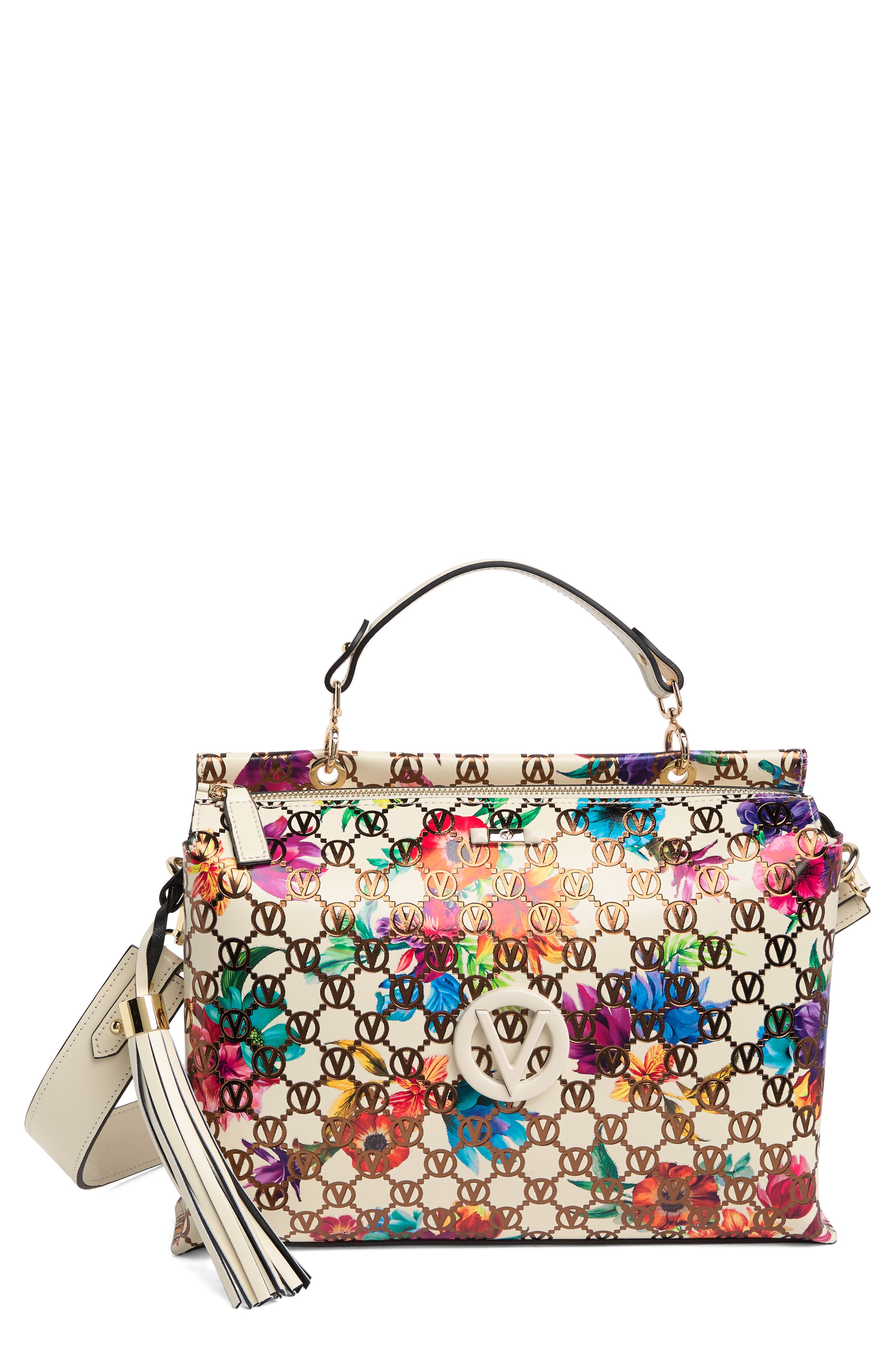 VALENTINO BY MARIO VALENTINO Bridget Flower Monogram Crossbody Bag ...