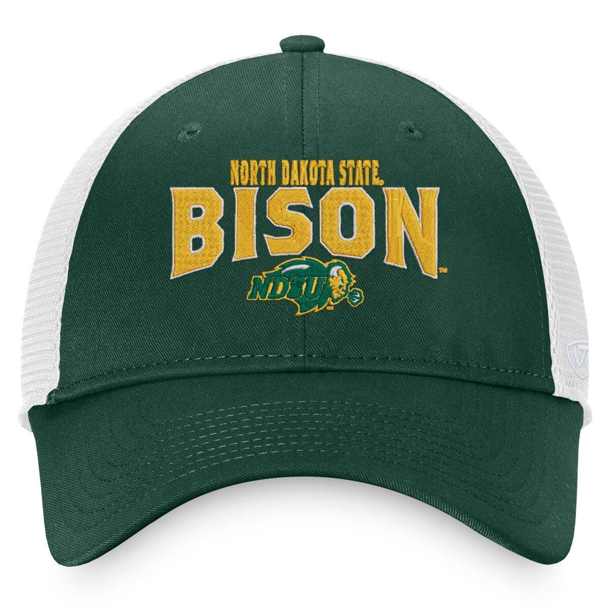 TOP OF THE WORLD Men's Top of the World Green/White NDSU Bison Breakout ...