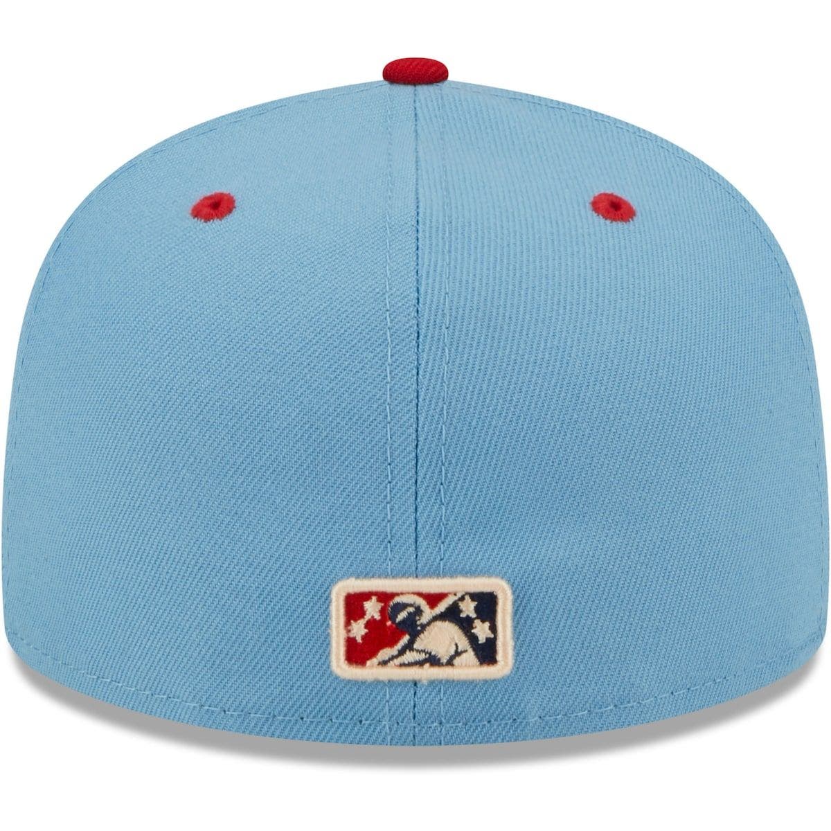 New Era Men's New Era Light Blue Spokane Indians Alternate Logo ...