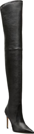 Stuart Weitzman Ultrastuart 100 Stretch Pointed Toe Over the Knee Boot ...