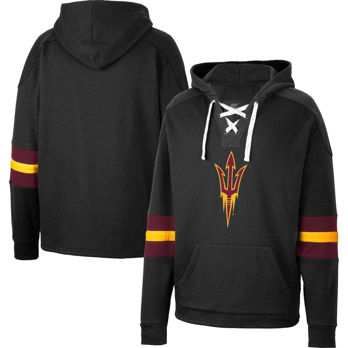 COLOSSEUM Men's Colosseum Black Arizona State Sun Devils Lace-Up 4.0 ...