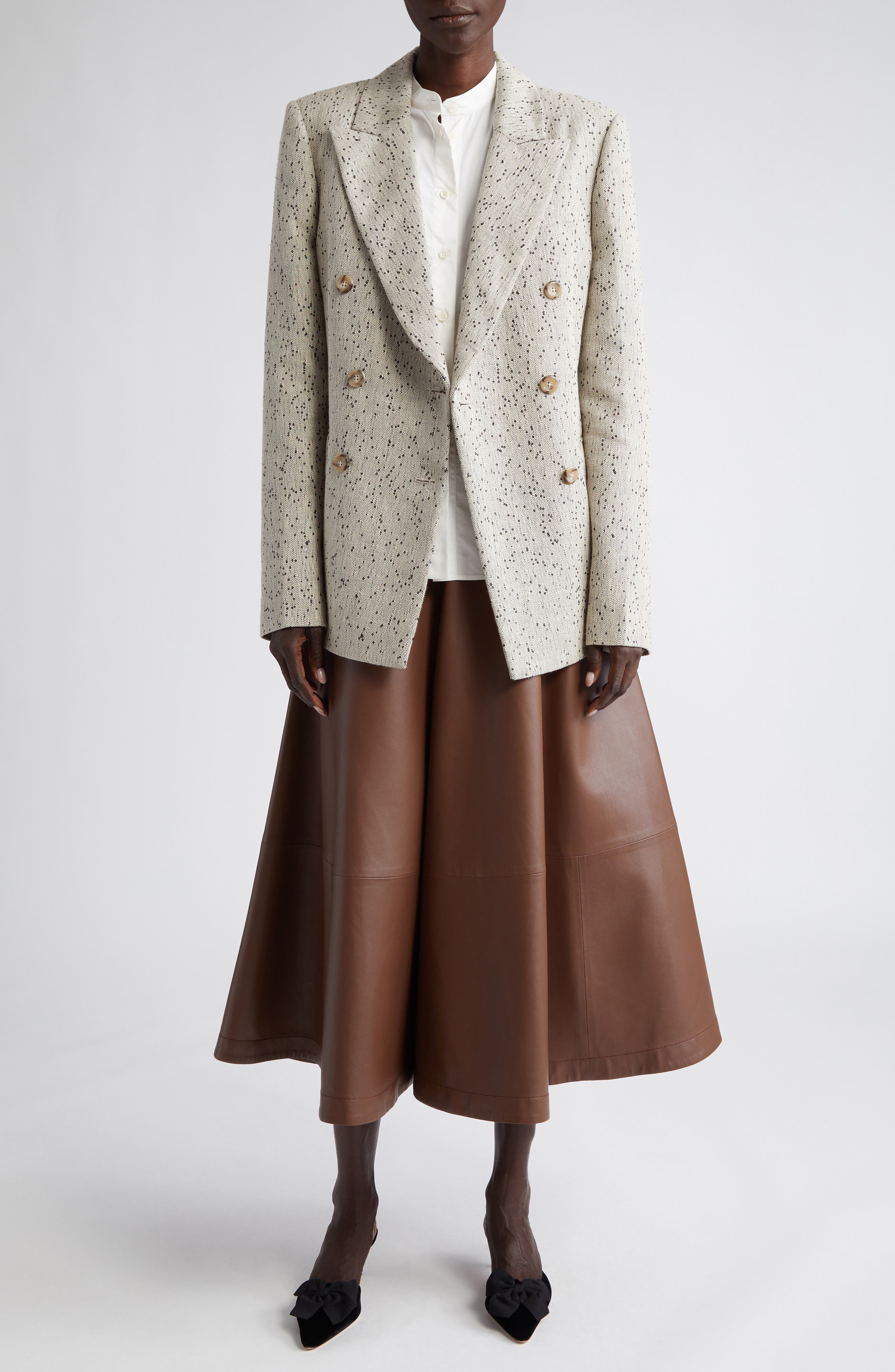 Altuzarra Patsy Bishop Sleeve Button-Up Shirt | Nordstrom