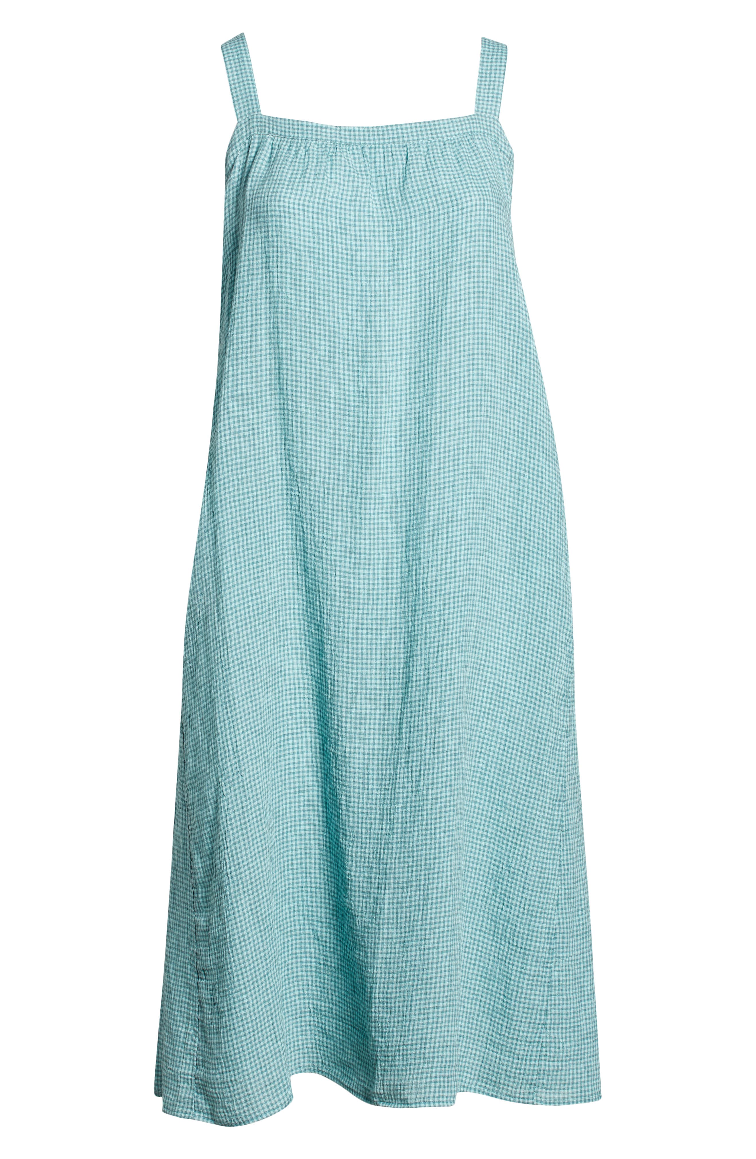 Eileen Fisher Square Neck Organic Linen Sundress | Nordstrom