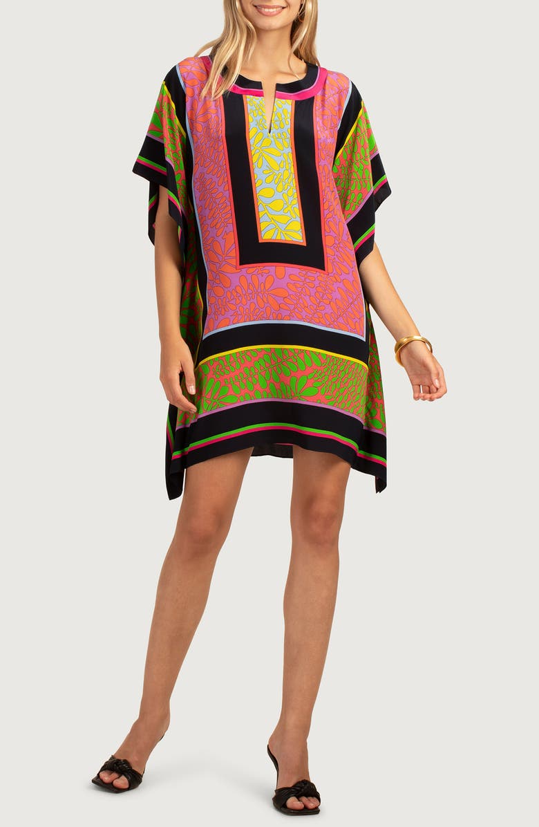 Trina Turk Theodora Print Silk Shift Dress | Nordstromrack