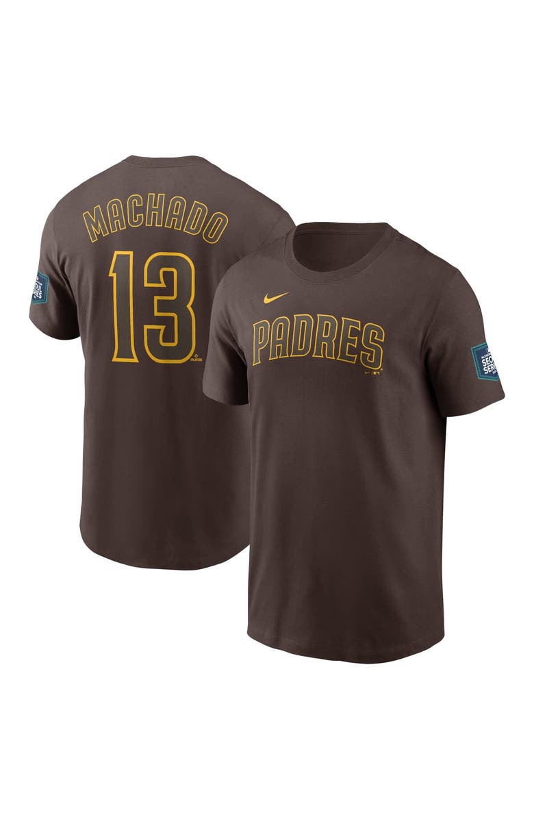 Nike Men's Nike Manny Machado Brown San Diego Padres 2024 MLB World ...