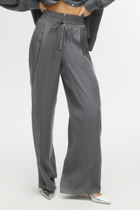 Women's Grey Wide-Leg Pants | Nordstrom