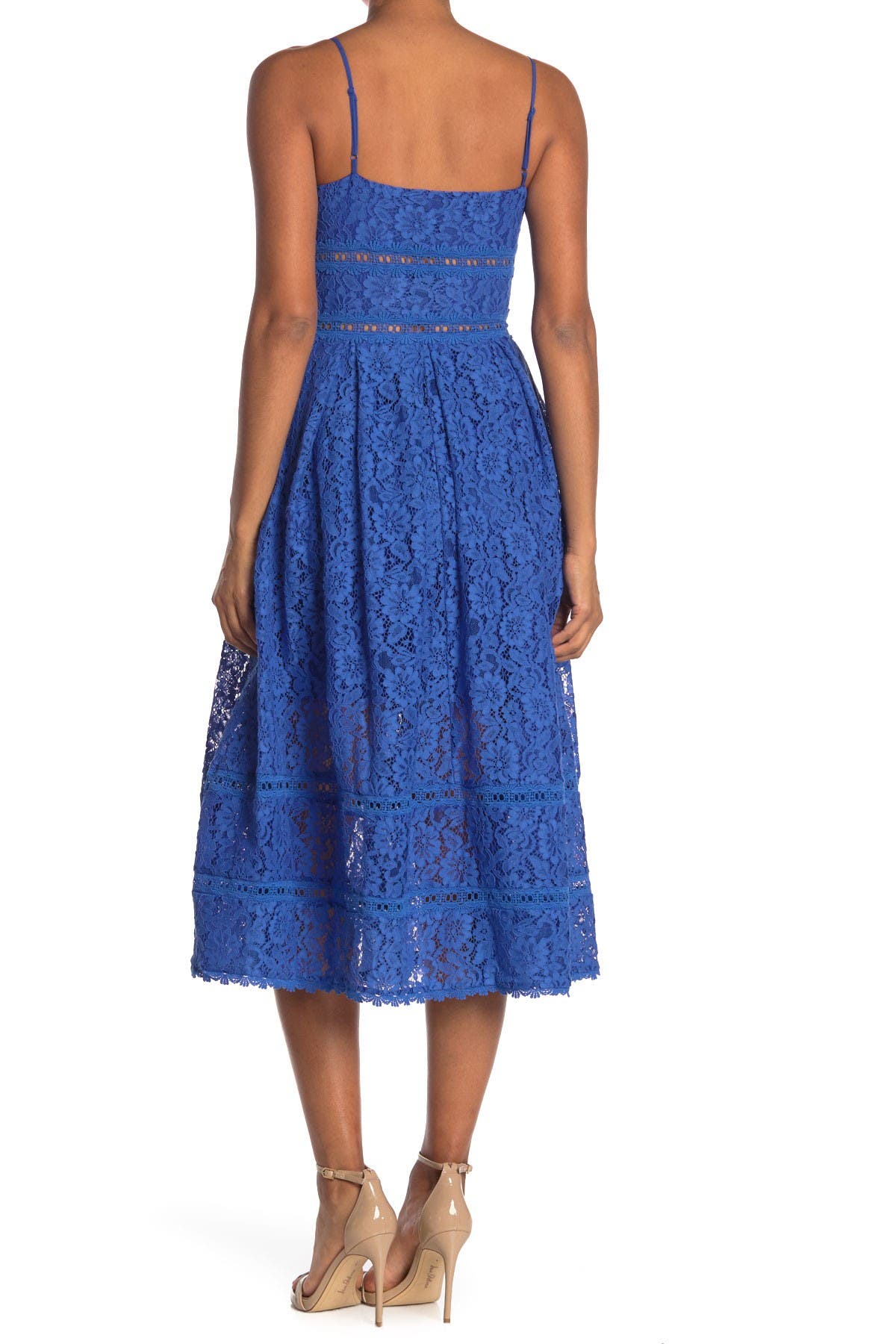 Nsr Sleeveless Lace Midi Dress Nordstrom Rack