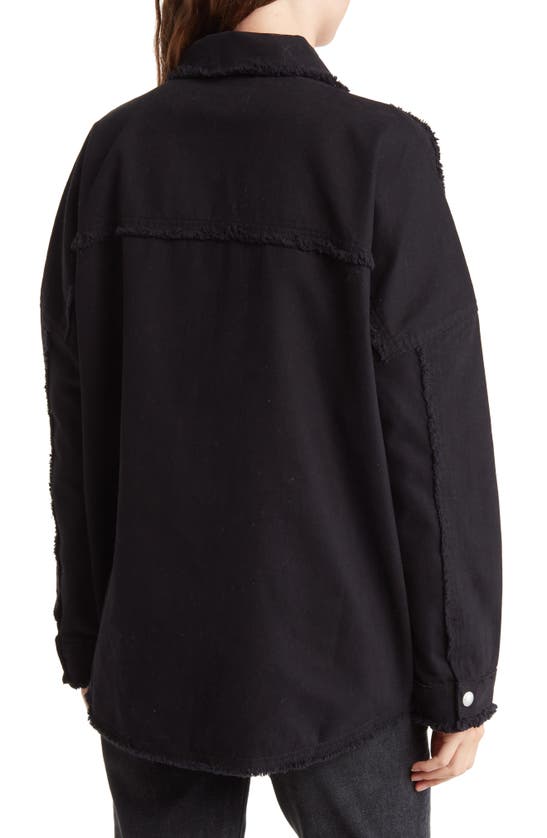 Blanknyc Frayed Edge Shacket In Country Road | ModeSens