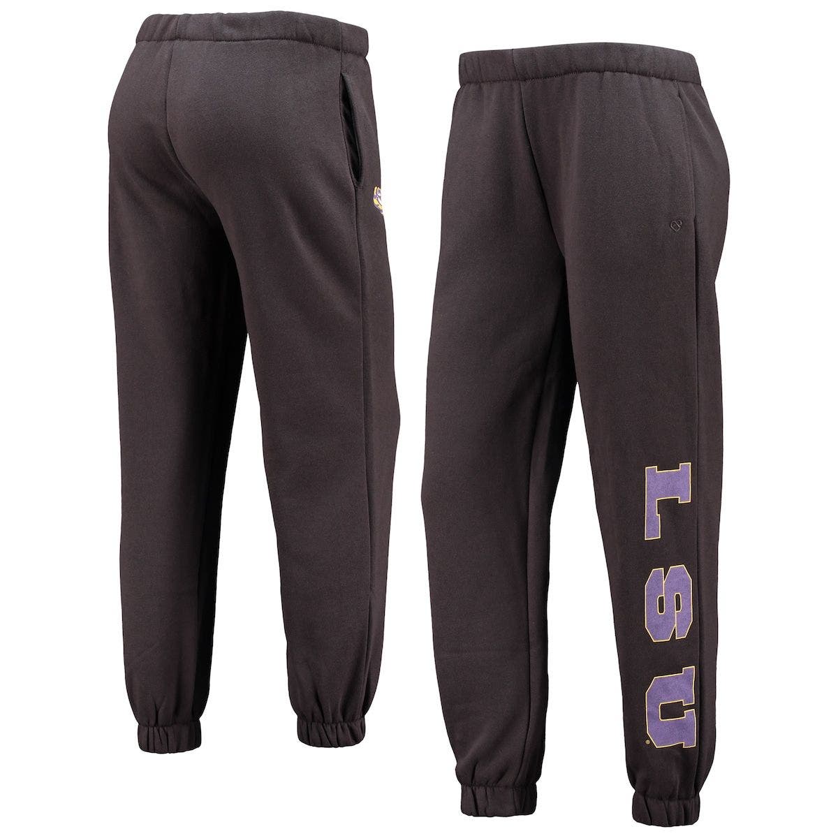 COLOSSEUM Women's Colosseum Black LSU Tigers Beryl Aubrey Lounge Pants ...