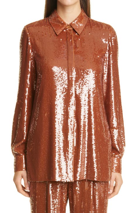 Women's Metallic Tops | Nordstrom