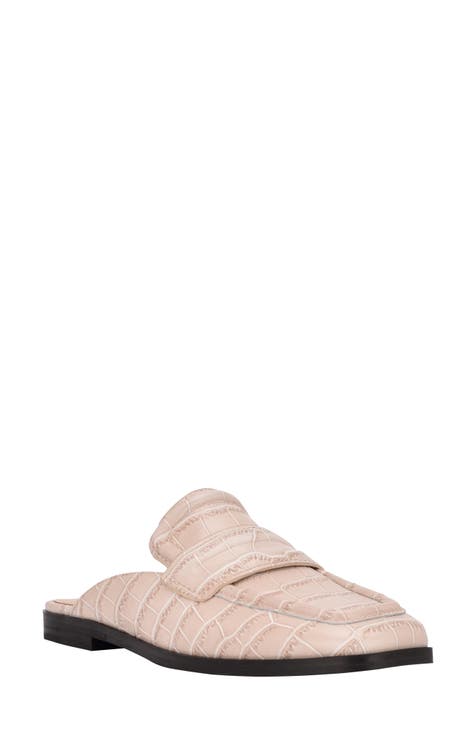Women's Beige Flat Mules & Slides | Nordstrom
