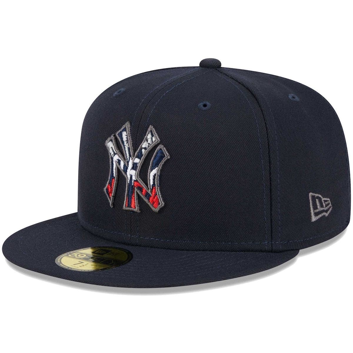 New Era Men's New Era Navy New York Yankees Script Fill 59FIFTY Fitted ...