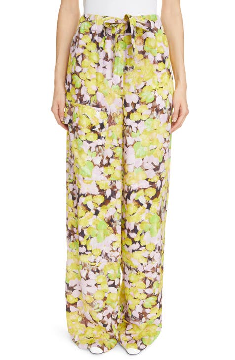 Women's Yellow Wide-Leg Pants | Nordstrom