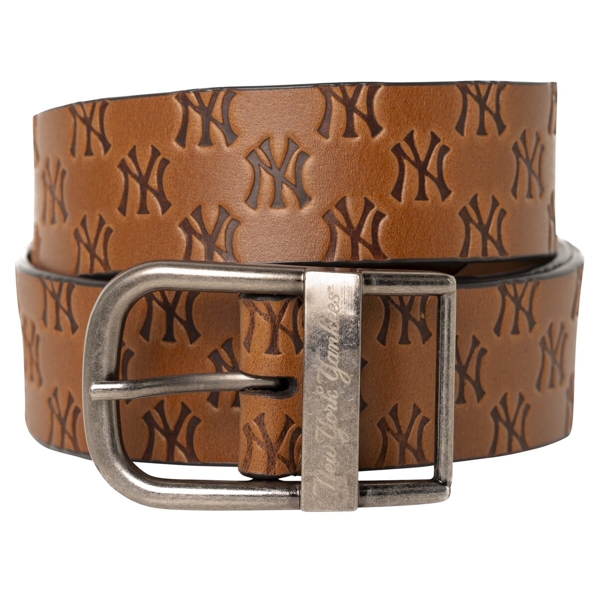 LUSSO Men's Lusso Brown New York Yankees Saul Belt | Nordstrom