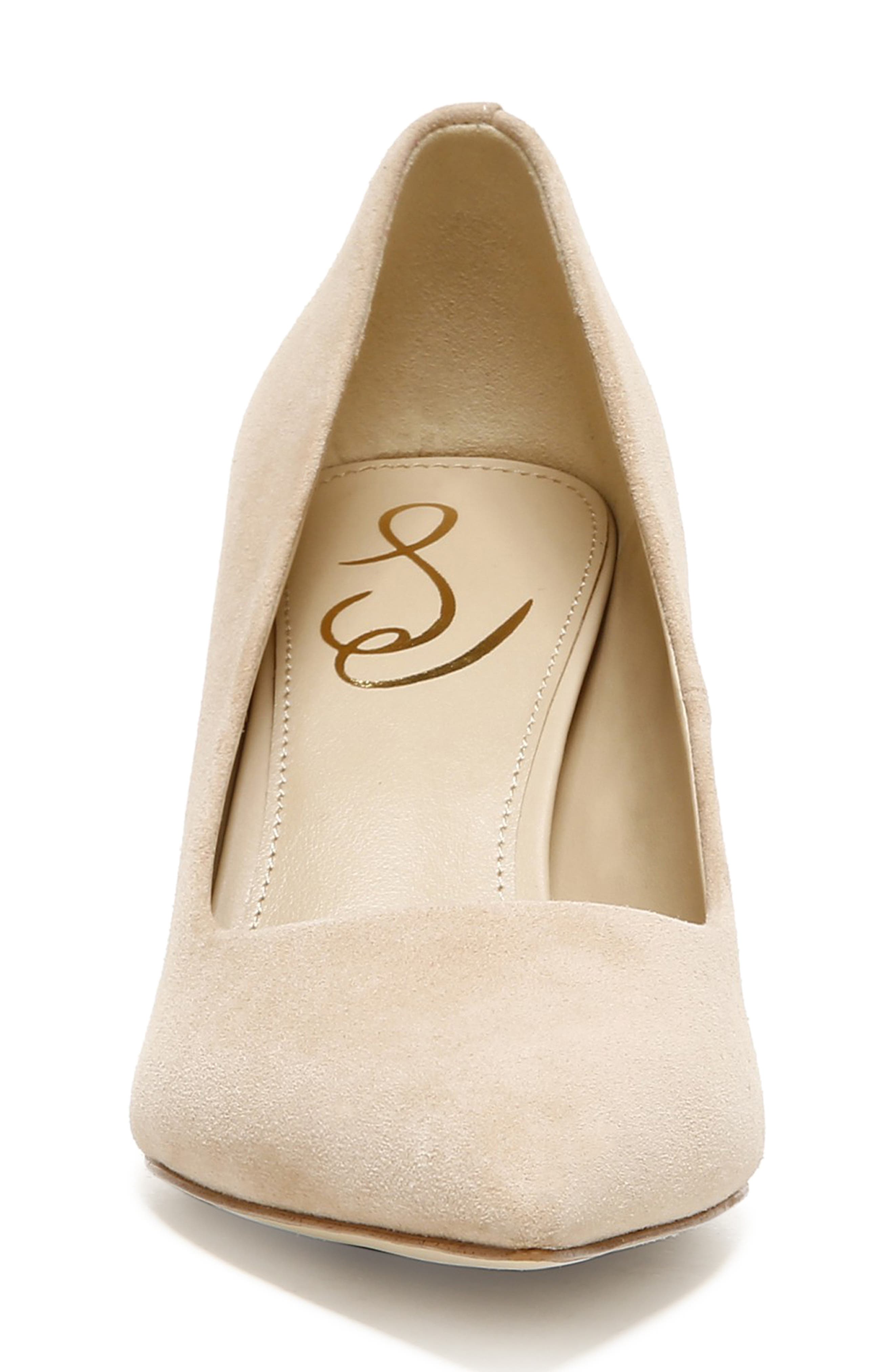 Sam Edelman Vienna Pointed Toe Pump in Cappuccino | Smart Closet