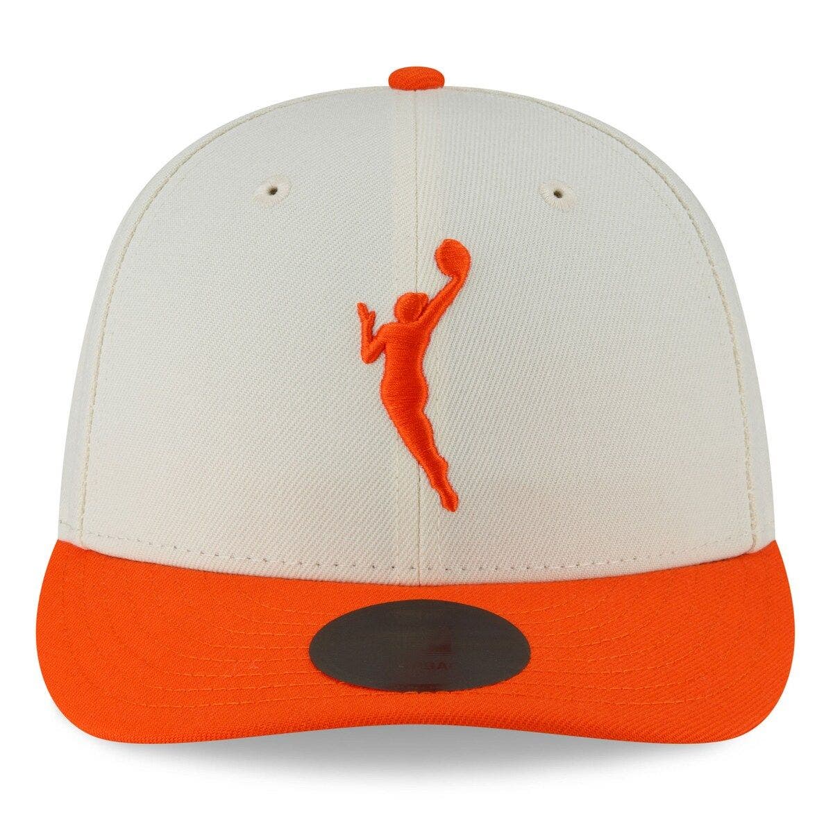 New Era Men's New Era White/Orange 2023 WNBA Draft 9FIFTY Snapback Hat ...