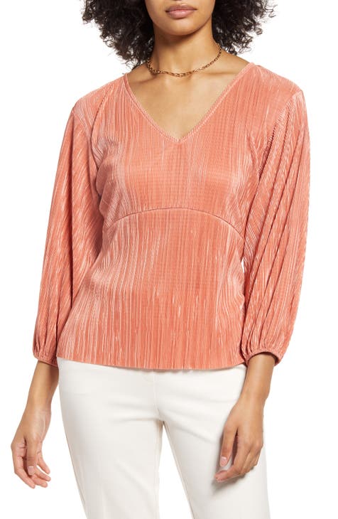 Women's Coral Tops | Nordstrom