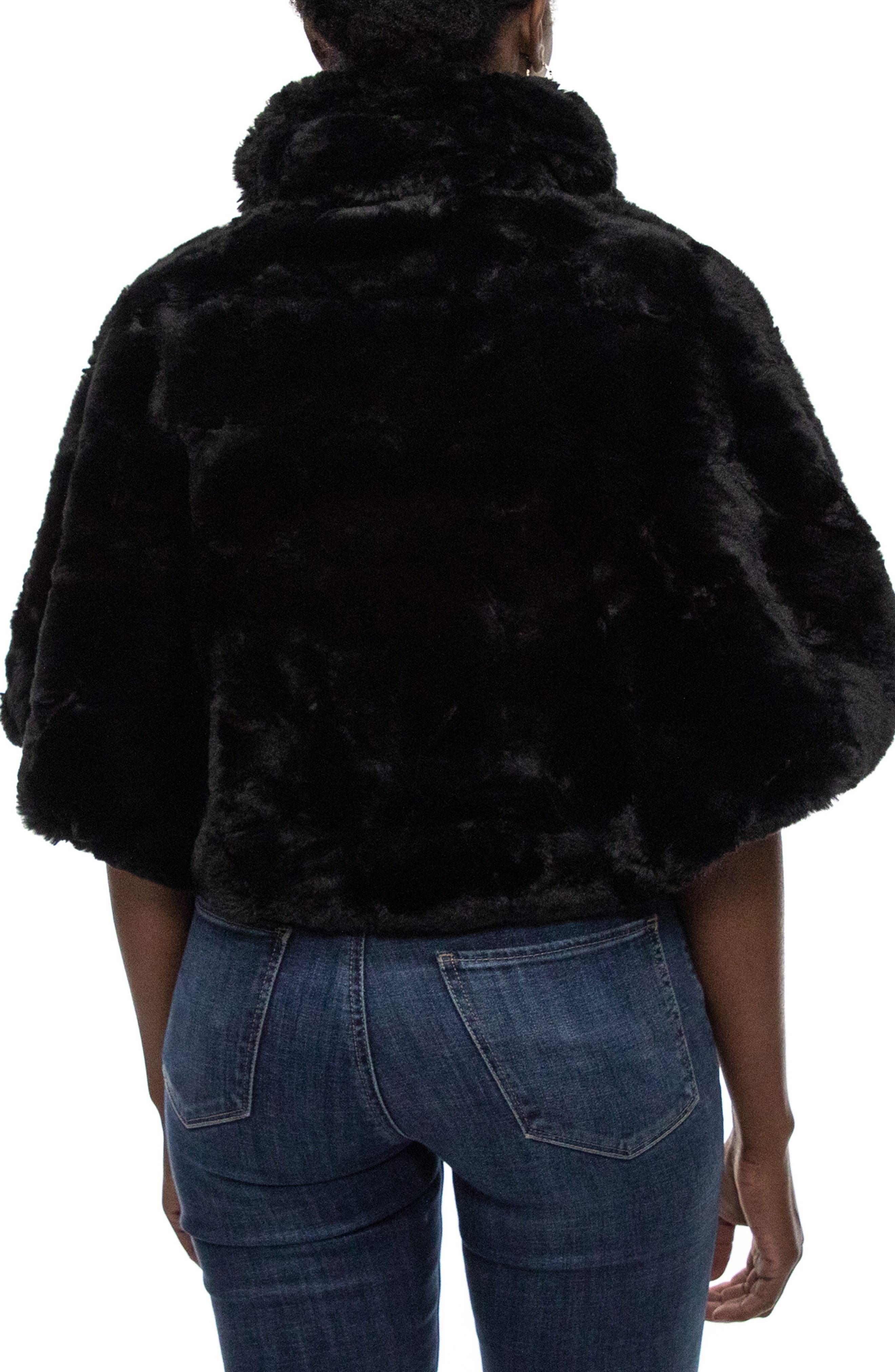 Nina Leonard Faux Fur Capelet | Nordstromrack