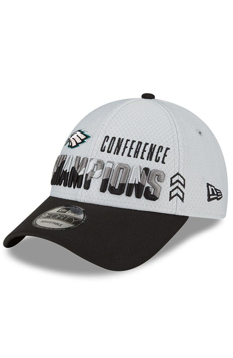 New Era Men's New Era Gray/Black Philadelphia Eagles 2022 NFC Champions ...