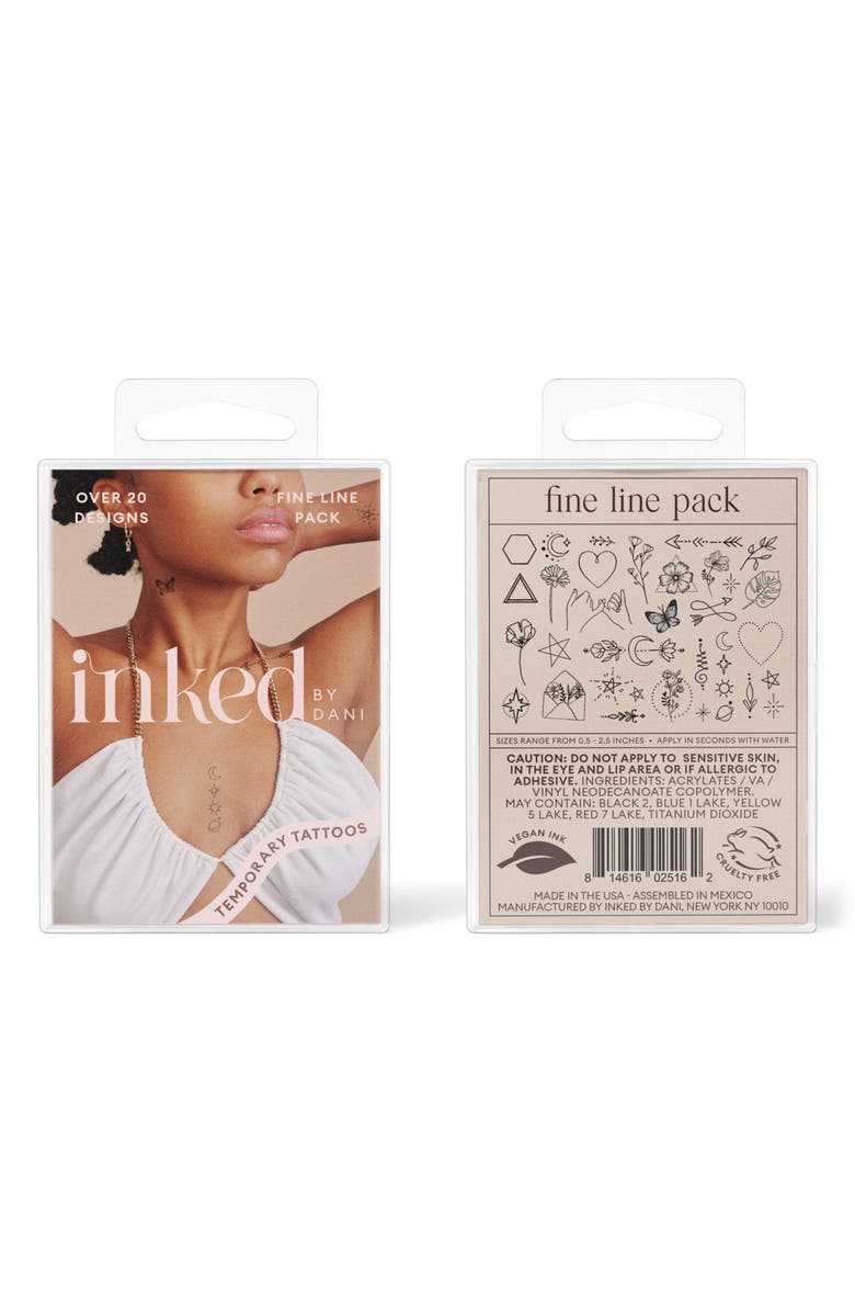 INKED by Dani Fine Line Temporary Tattoos | Nordstrom