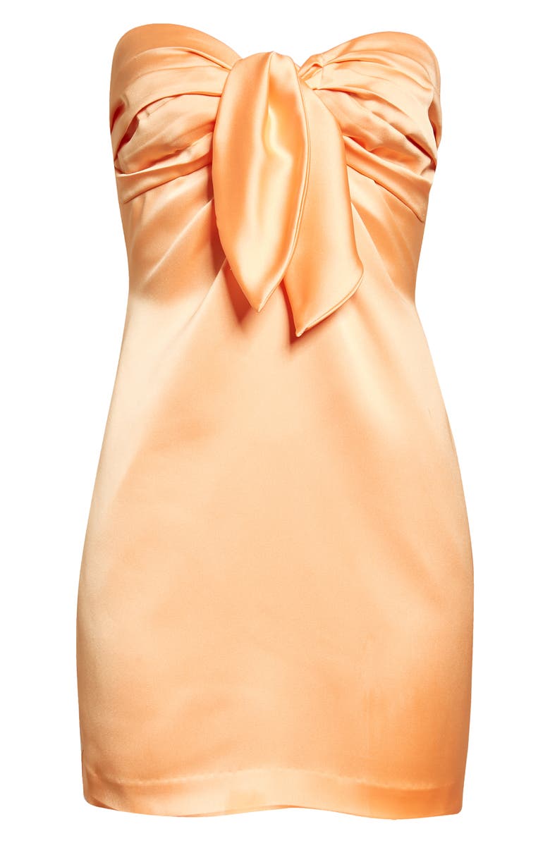 Ramy Brook Orion Satin Bodice Strapless Minidress Nordstrom