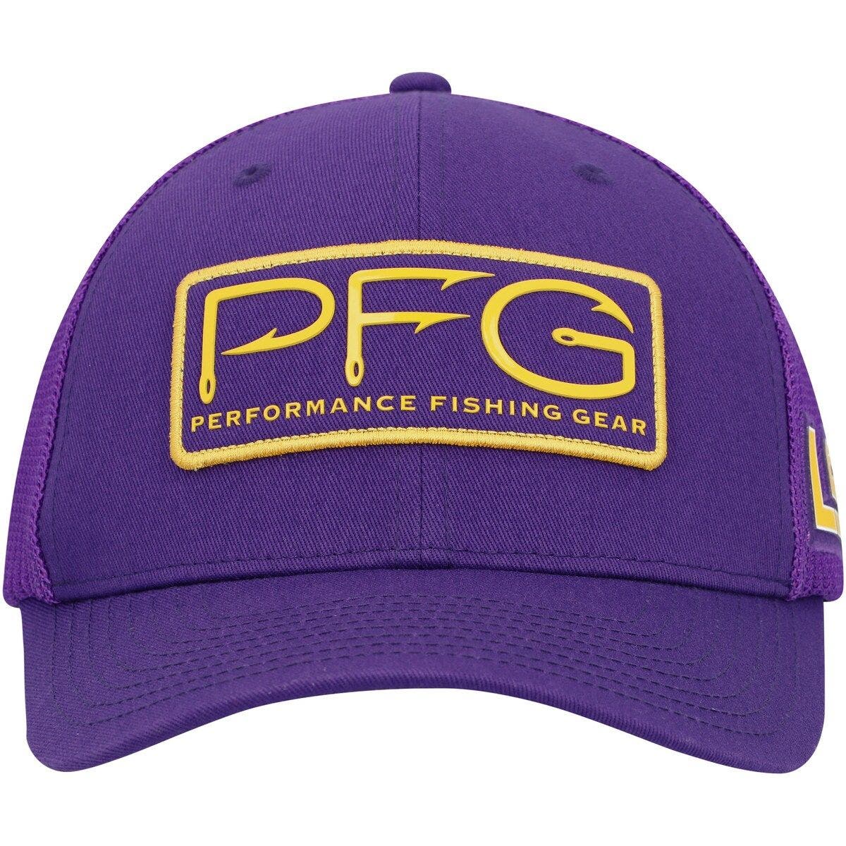 Columbia Men's Columbia Purple LSU Tigers PFG Hooks Flex Hat | Nordstrom