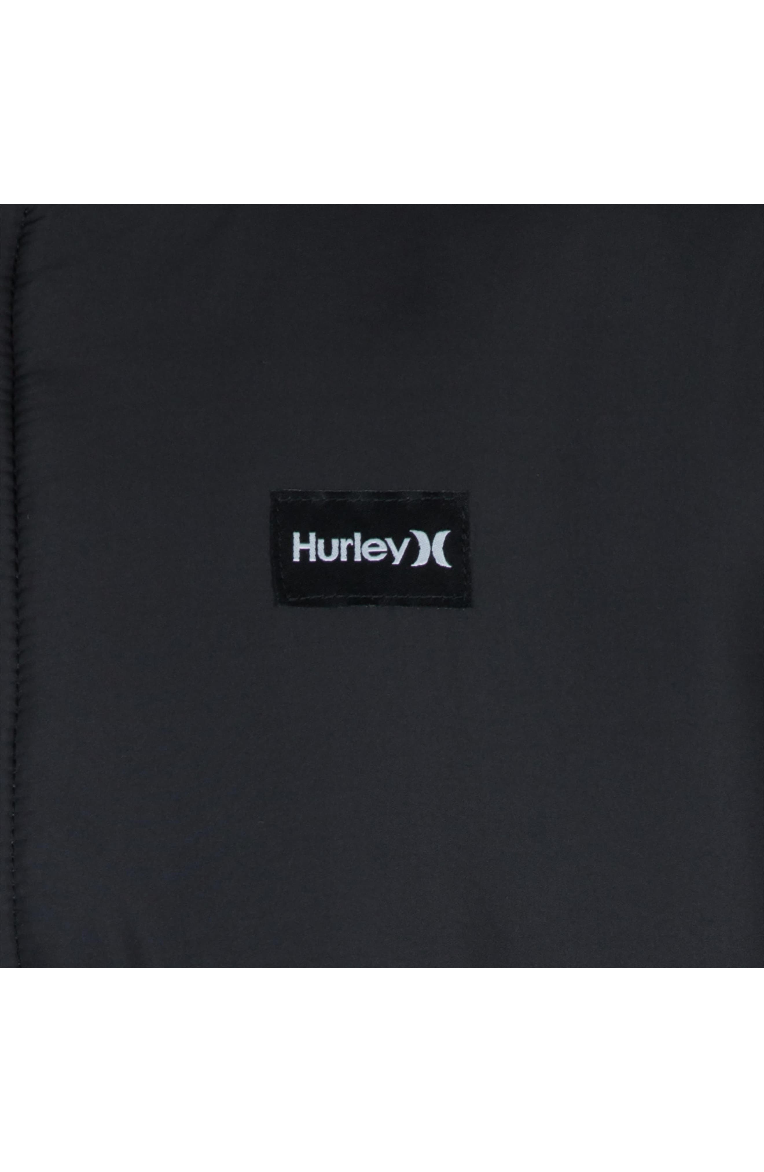 Hurley Faux Shearling Quarter Zip Pullover | Nordstromrack