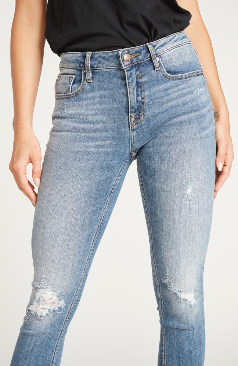 Vigoss Jagger Distressed Crop Skinny Jeans | Nordstrom