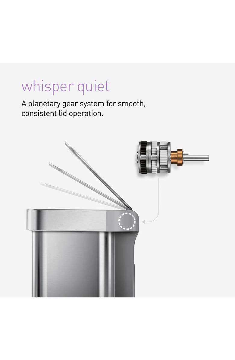 simplehuman 58L Dual Compartment Rectangular Sensor Can | Nordstrom