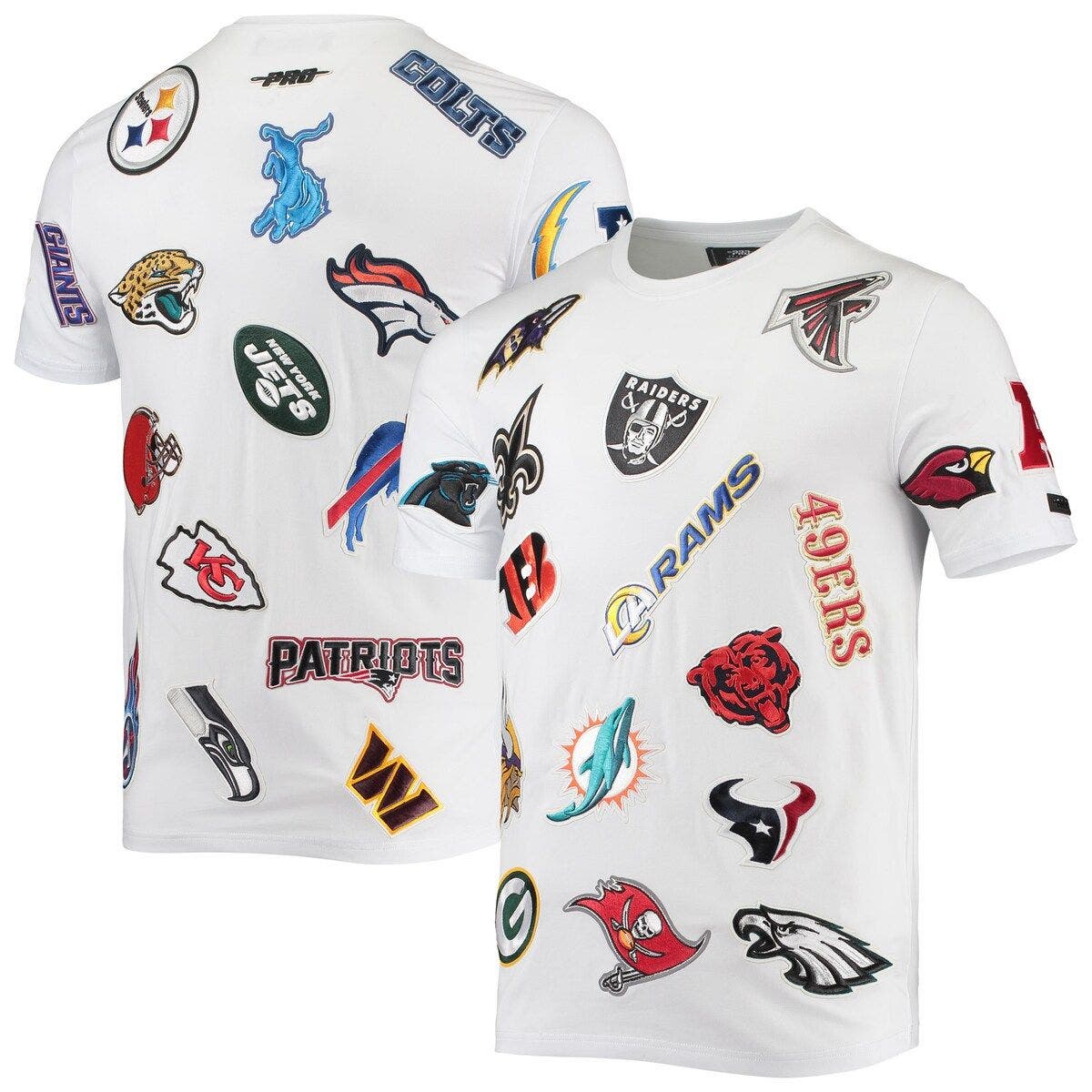 PRO STANDARD Men's Pro Standard White NFL League Wordmark T-Shirt ...