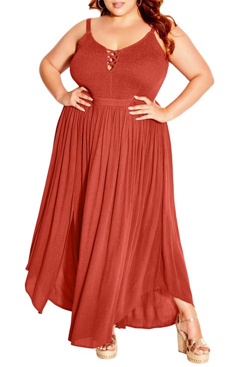 Angie V Neck Dress Plus Size Nordstrom
