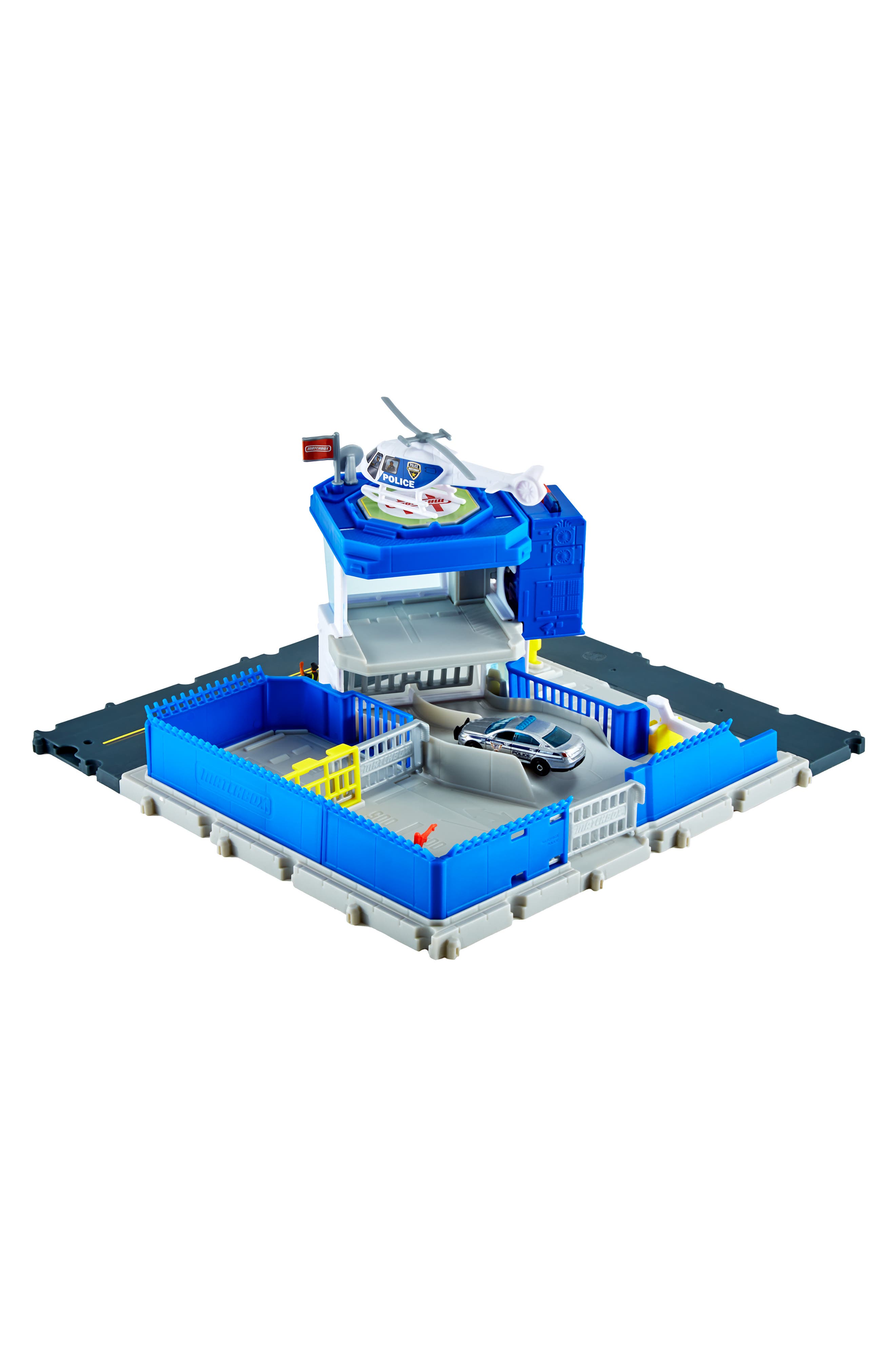 Mattel Matchbox Action Drivers Matchbox Police Station Dispatch Playset ...